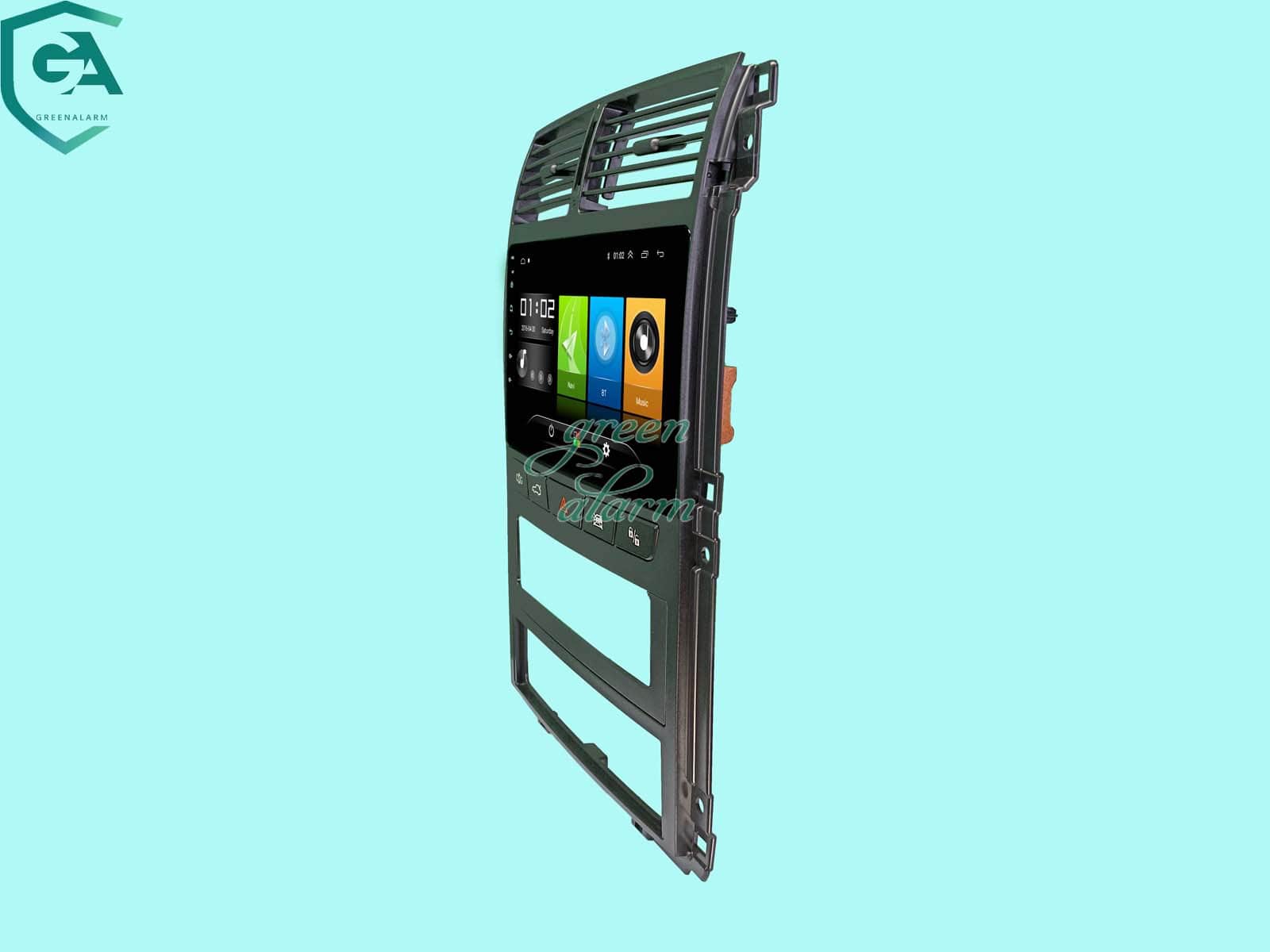 مولتی مدیا پژو 206-Android T3L A2911D - green alarm